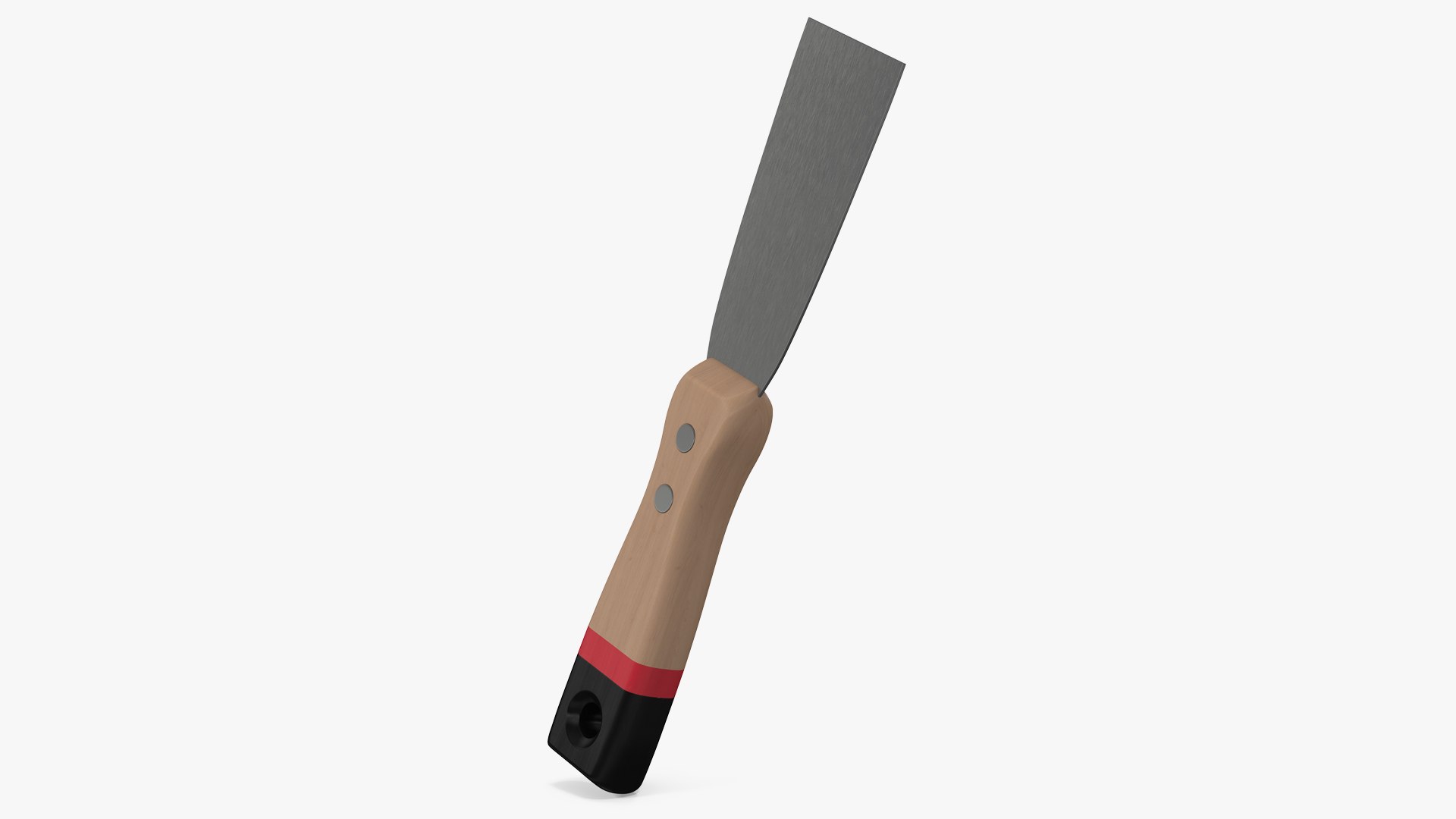 Scraper One And Half Inch Wood Handle 3D Model - TurboSquid 1941659