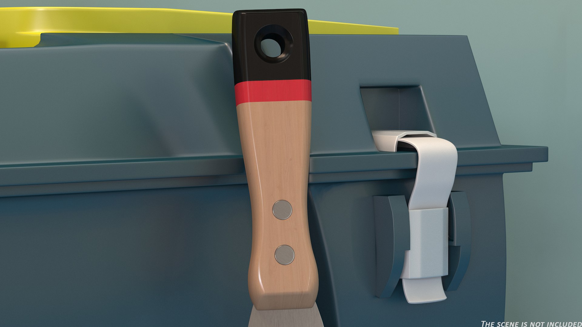Scraper One And Half Inch Wood Handle 3D Model - TurboSquid 1941659