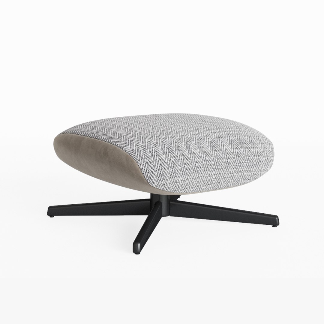 Minotti Russell Ottoman Set Model - TurboSquid 1493341