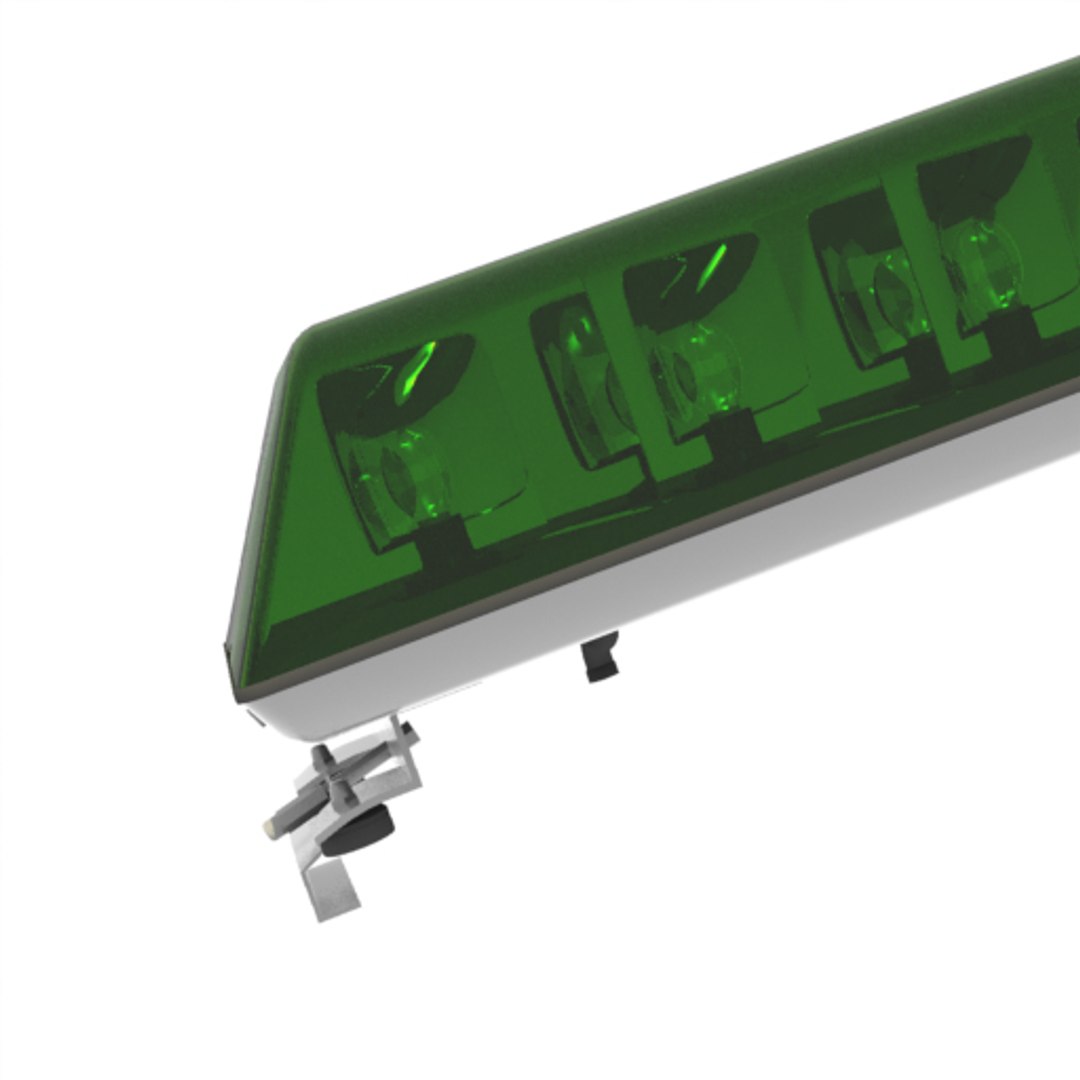 3d Model Emergency Lights