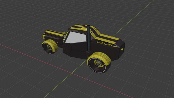 modelo 3d Cyber Tractor, Camión 1.0 gratis - TurboSquid 1674030