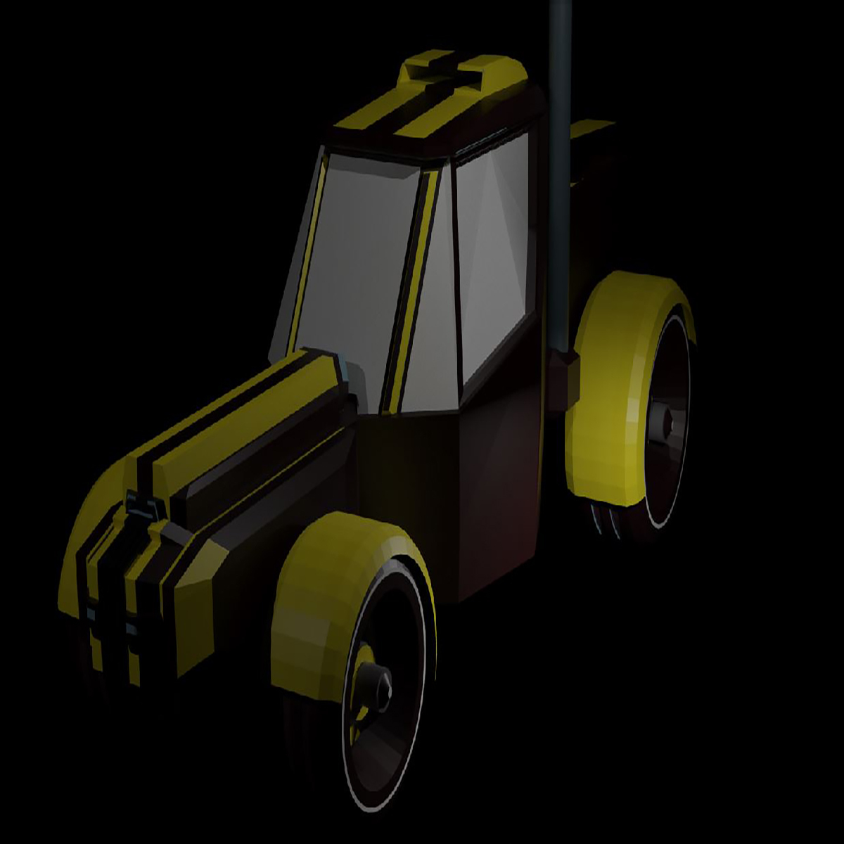 modelo 3d Cyber Tractor, Camión 1.0 gratis - TurboSquid 1674030