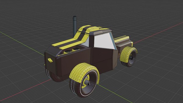 modelo 3d Cyber Tractor, Camión 1.0 gratis - TurboSquid 1674030