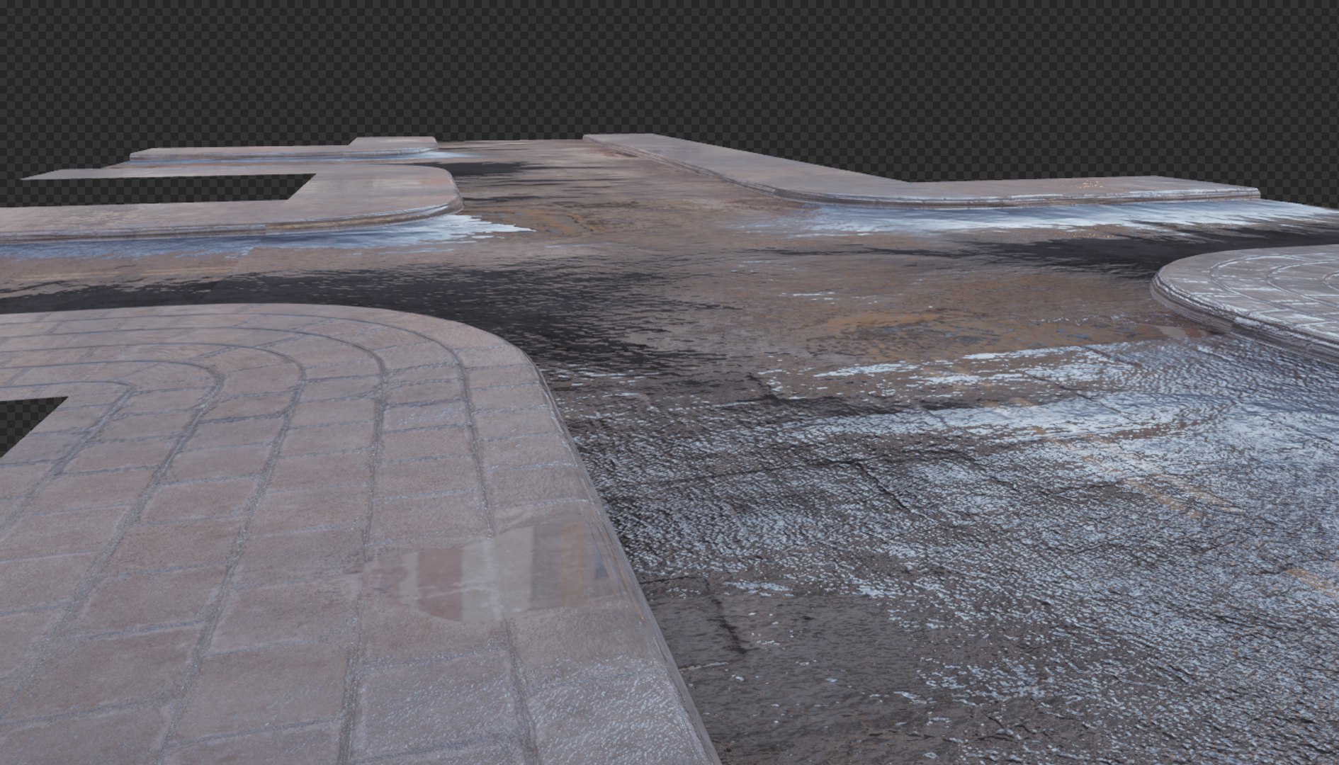 Street Road 3D - TurboSquid 1515506