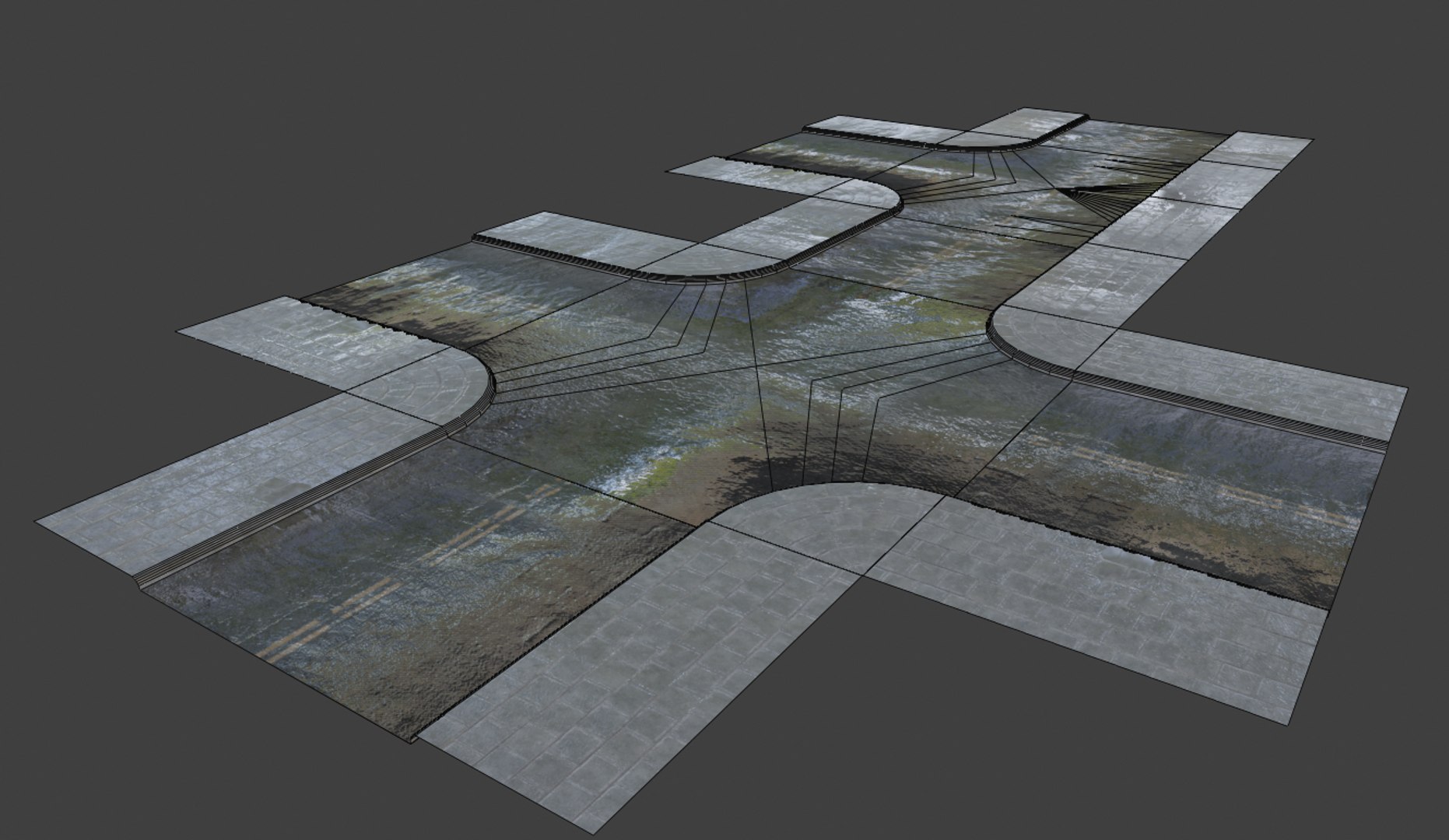 Street Road 3D - TurboSquid 1515506