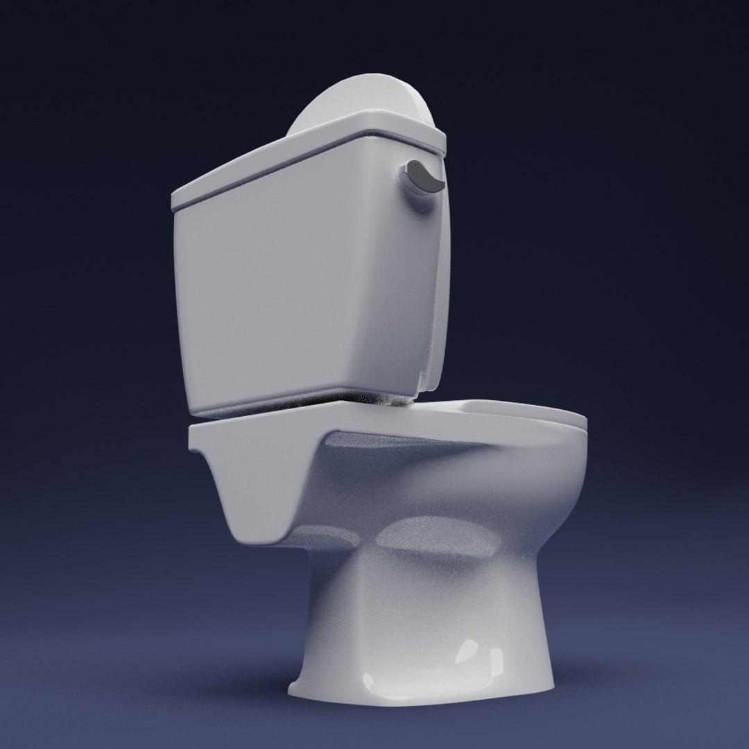 3D Realistic Toilet - TurboSquid 1318478