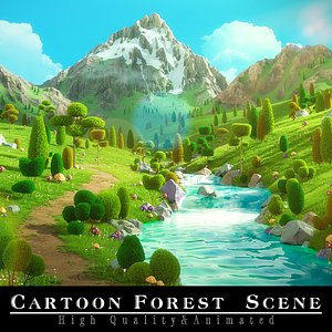 cartoon forest