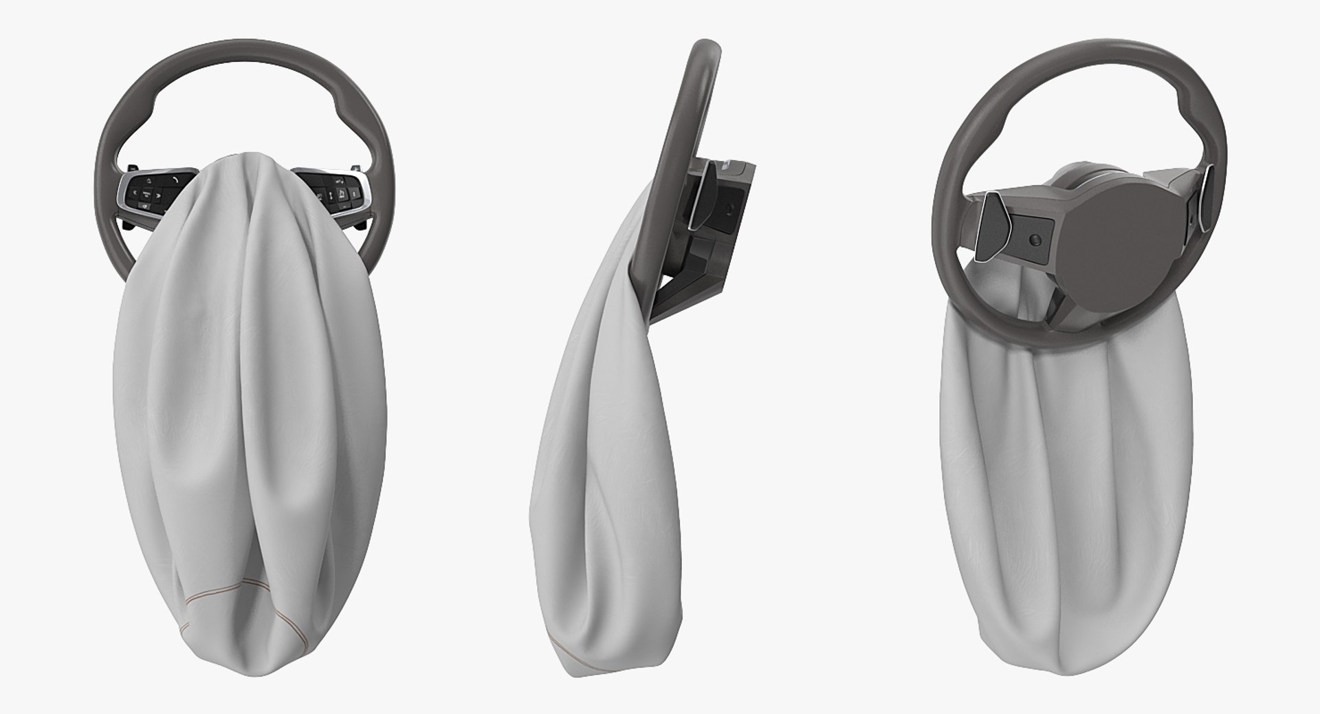 Car Dummy Steering Wheel 3D Model - TurboSquid 1296435