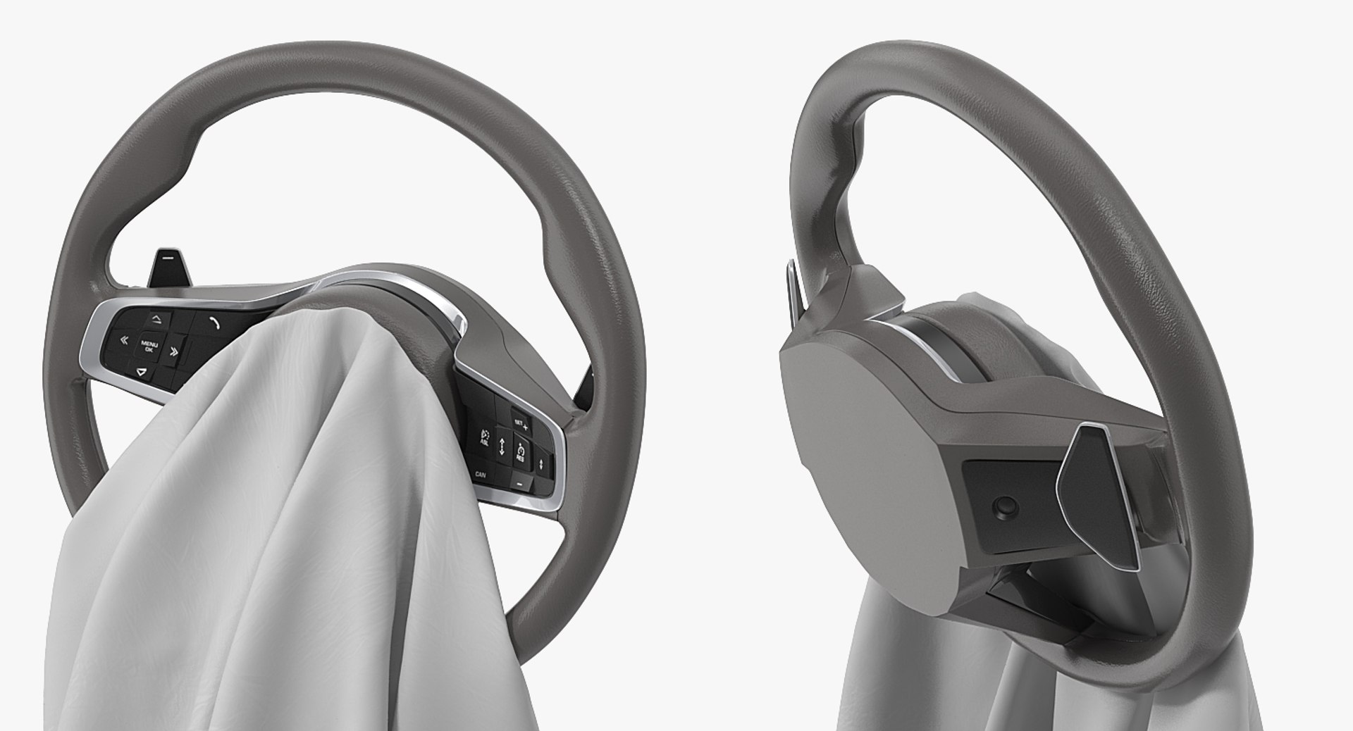 Car Dummy Steering Wheel 3D Model - TurboSquid 1296435