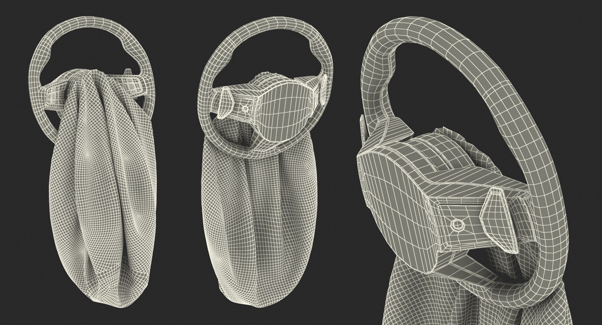 Car Dummy Steering Wheel 3D Model - TurboSquid 1296435