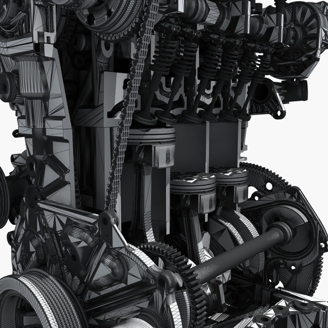 3D Model Petrol Engine Cutaway - TurboSquid 1441302