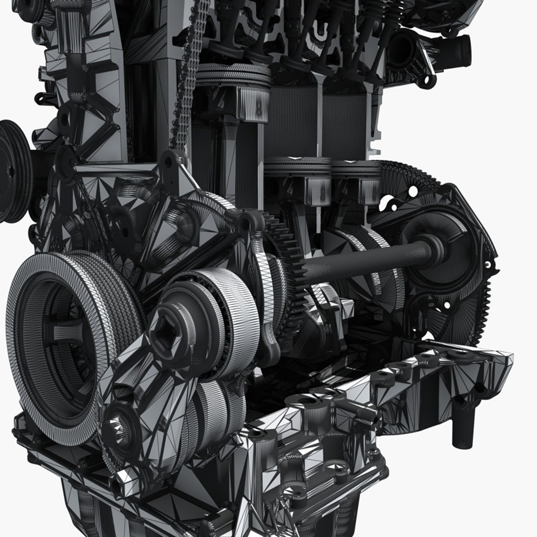 3D Model Petrol Engine Cutaway - TurboSquid 1441302