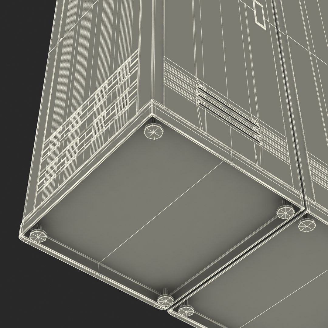 3d Model Generic Server Racks Set