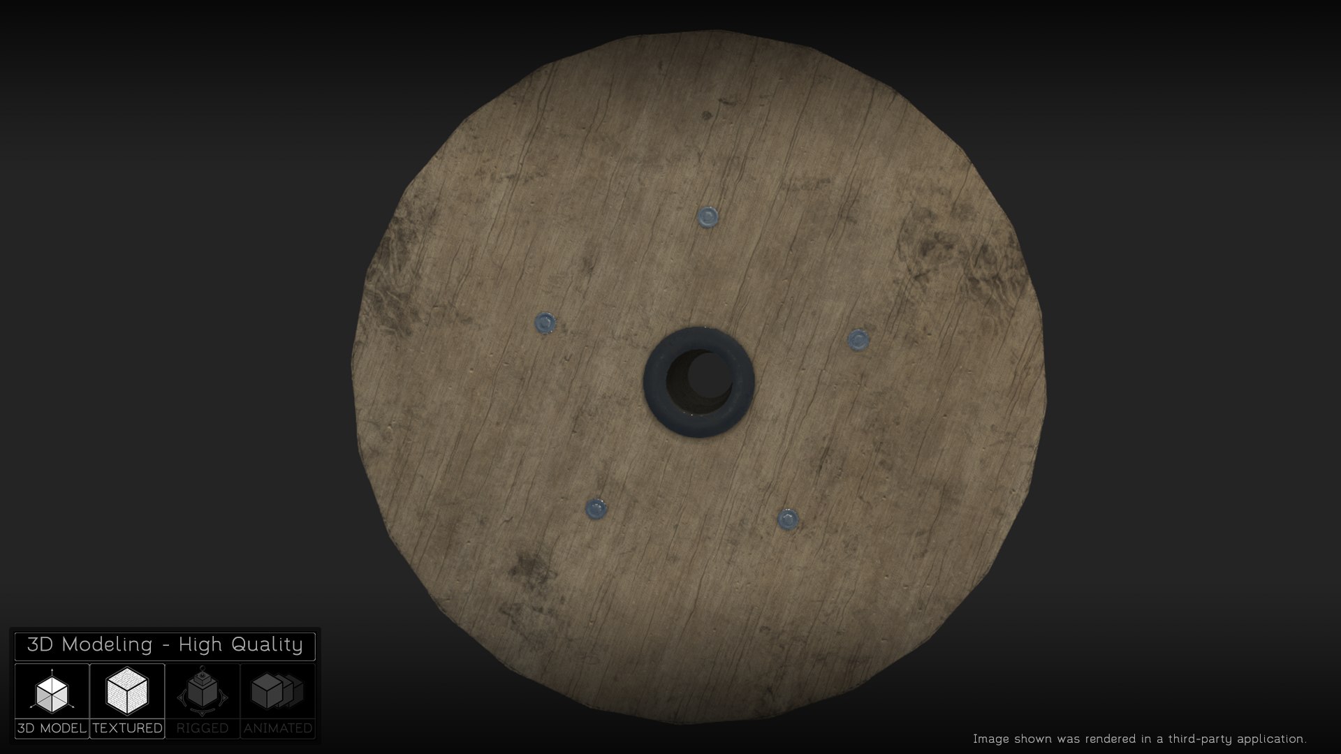 Cable Wheel 3d Model