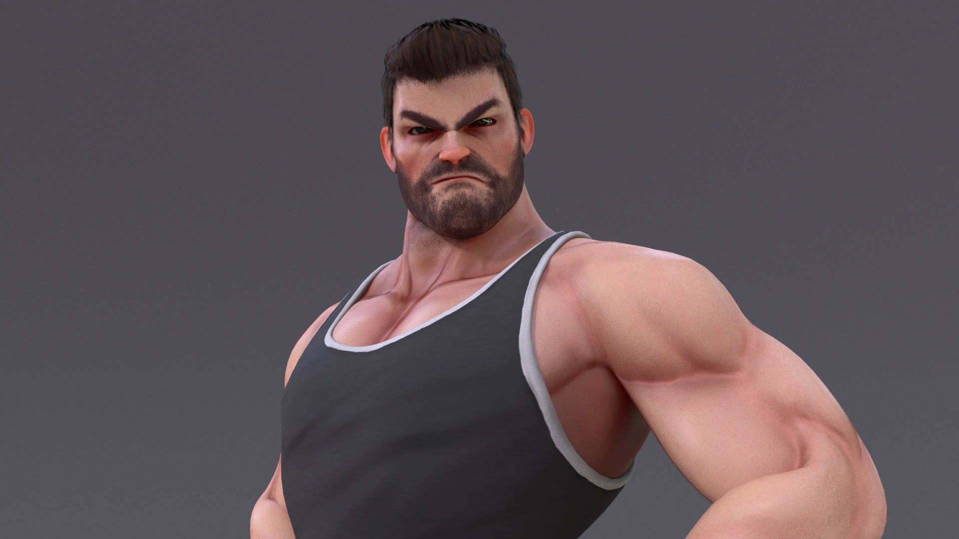 3D James Cartoon Man Rig - TurboSquid 2020929