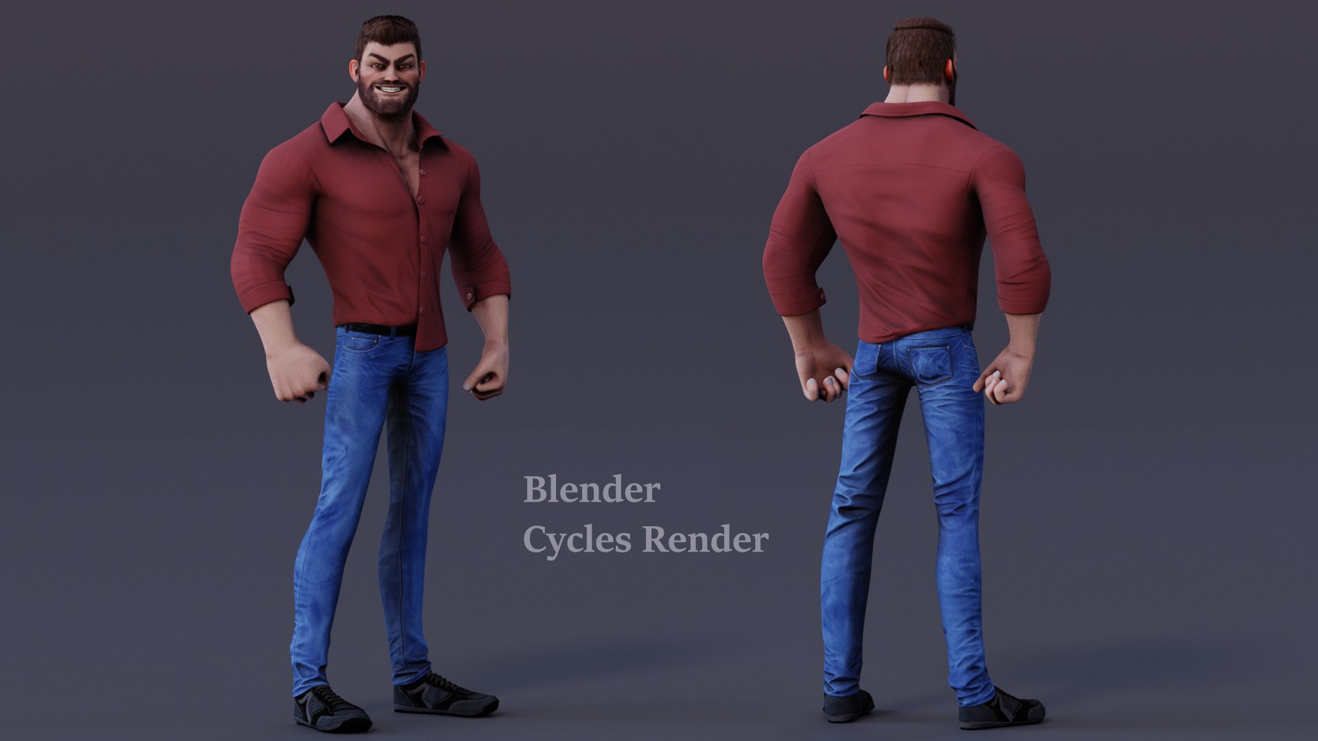 3D James Cartoon Man Rig - TurboSquid 2020929