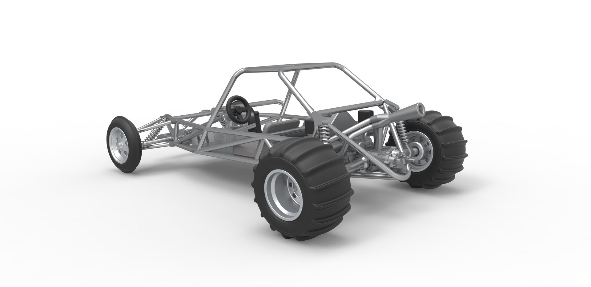 3D Model Diecast Old School Sand Rail Buggy Scale 1 To 25 - TurboSquid ...