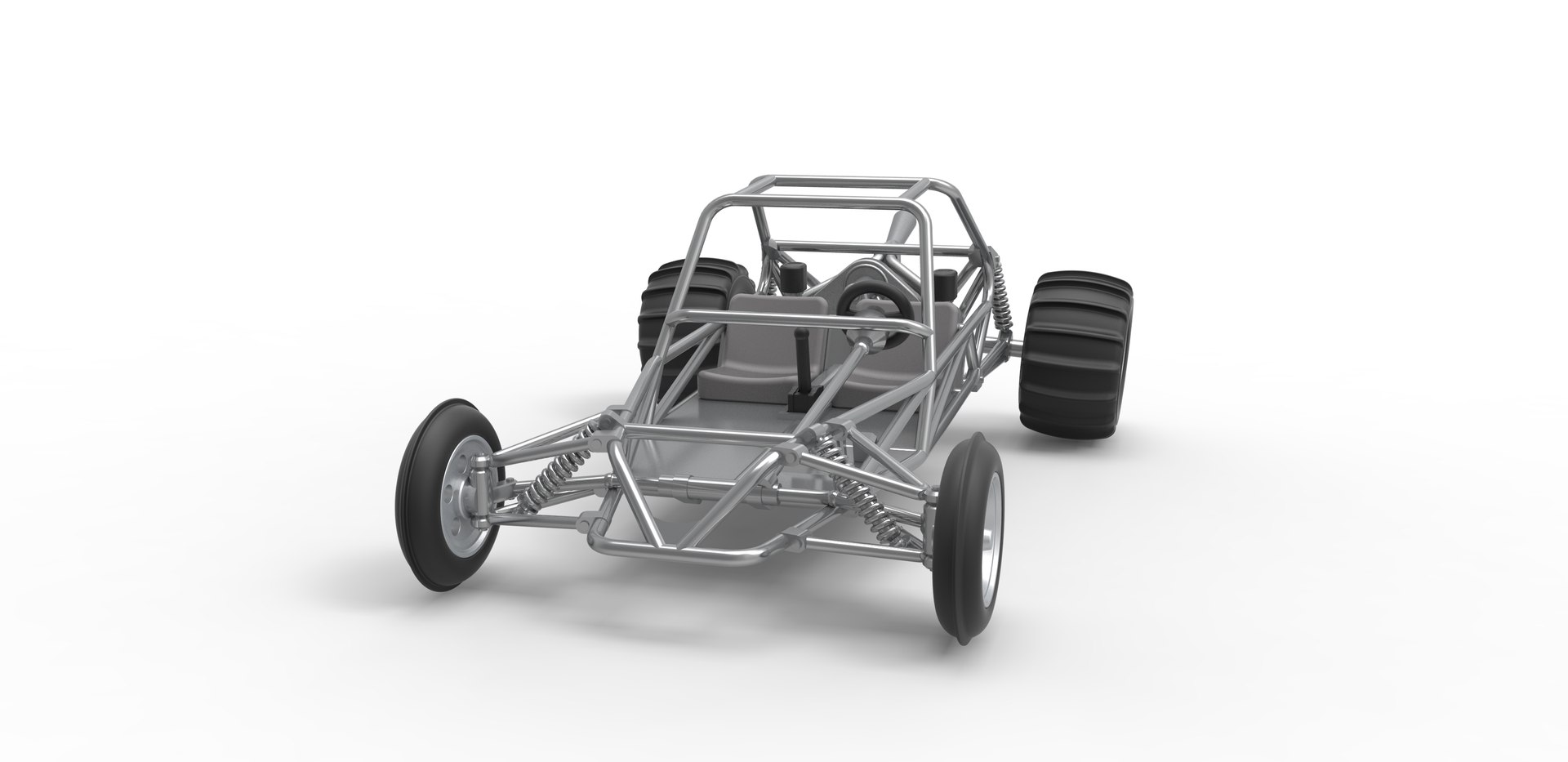 3D Model Diecast Old School Sand Rail Buggy Scale 1 To 25 - TurboSquid ...