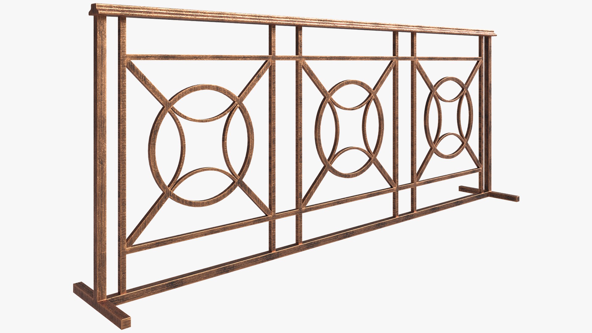 Simple Railing Fencing Model - TurboSquid 2075749