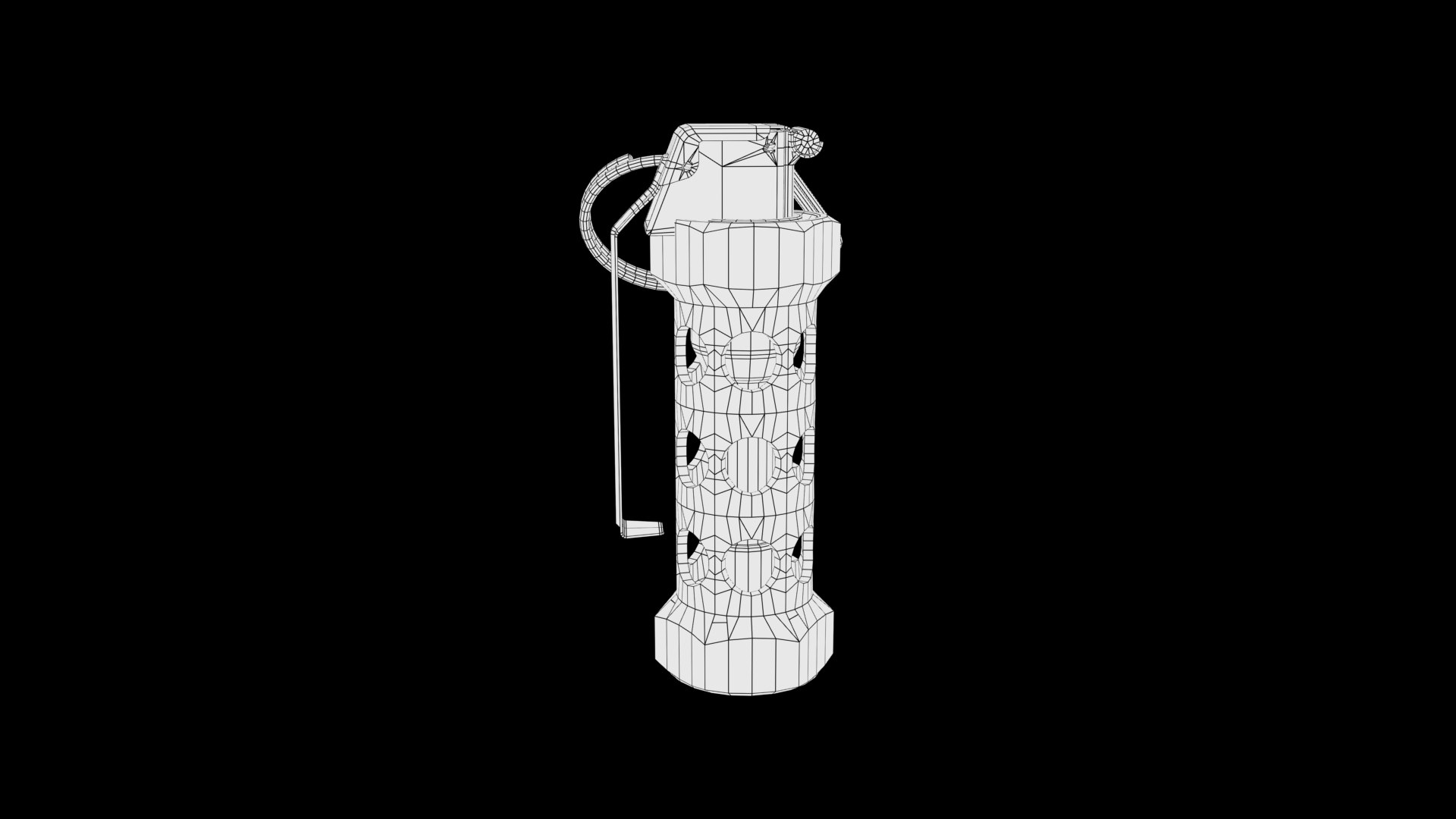 Flashbang Grenade 3D - TurboSquid 1842445