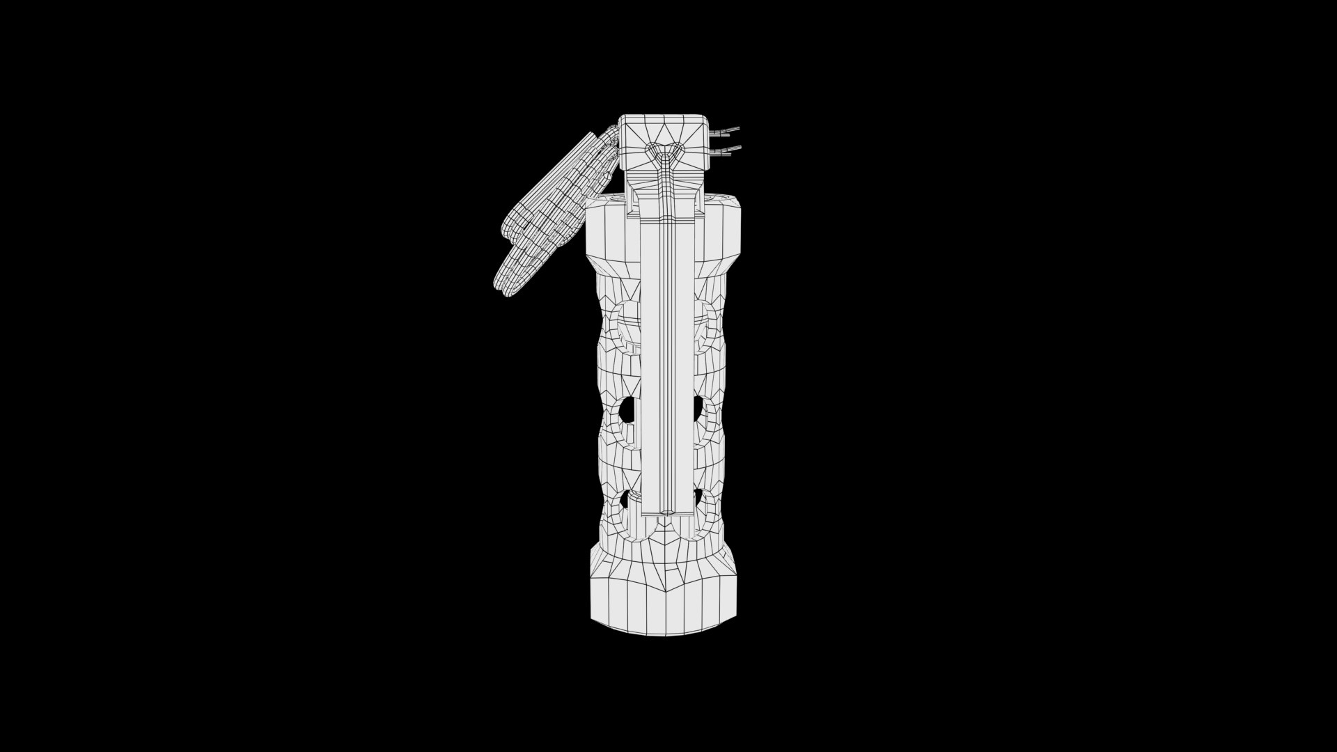 Flashbang Grenade 3D - TurboSquid 1842445