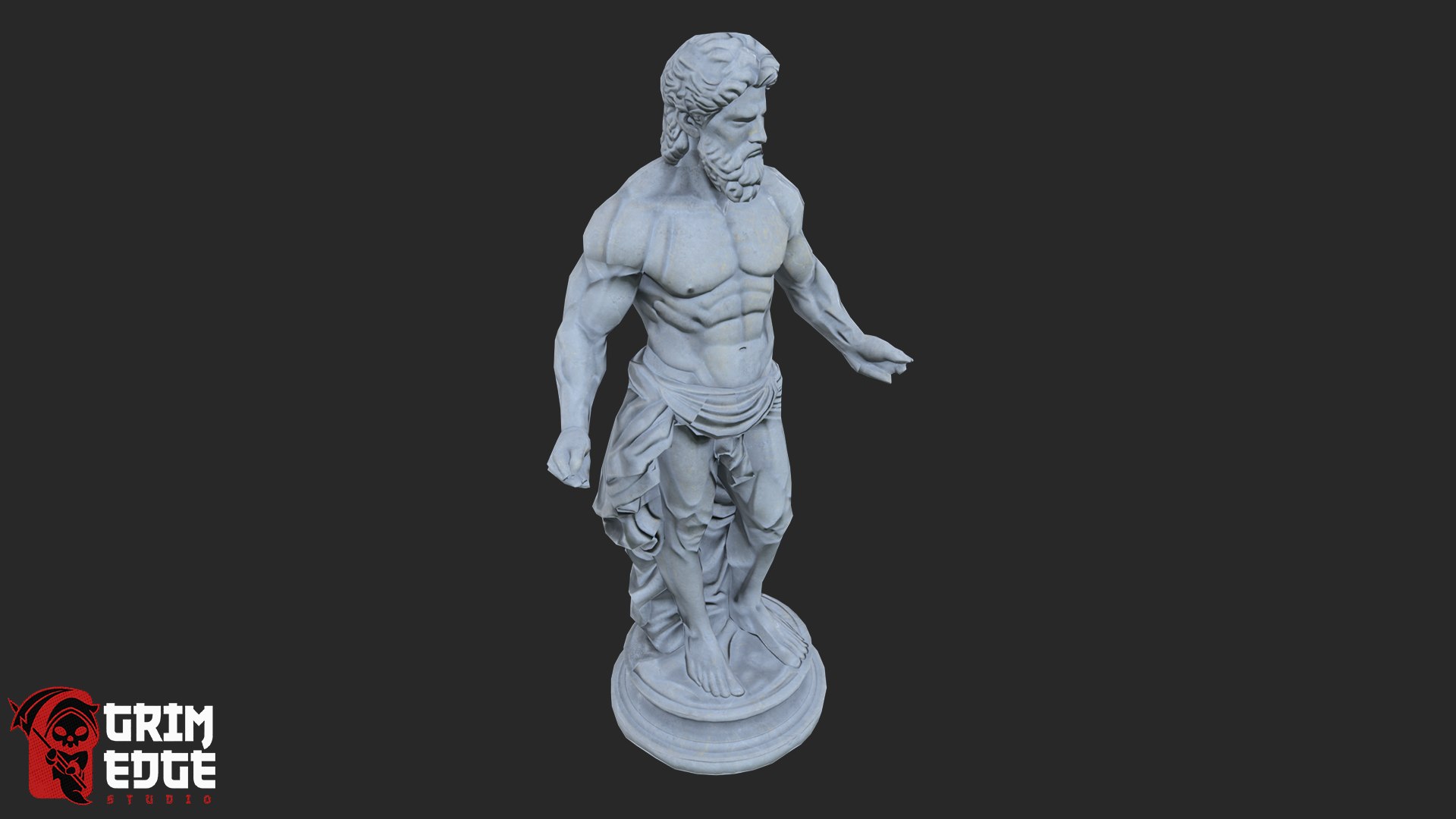 Ancient Greek Hero Hercules Marvel Texture Statue Model - TurboSquid ...