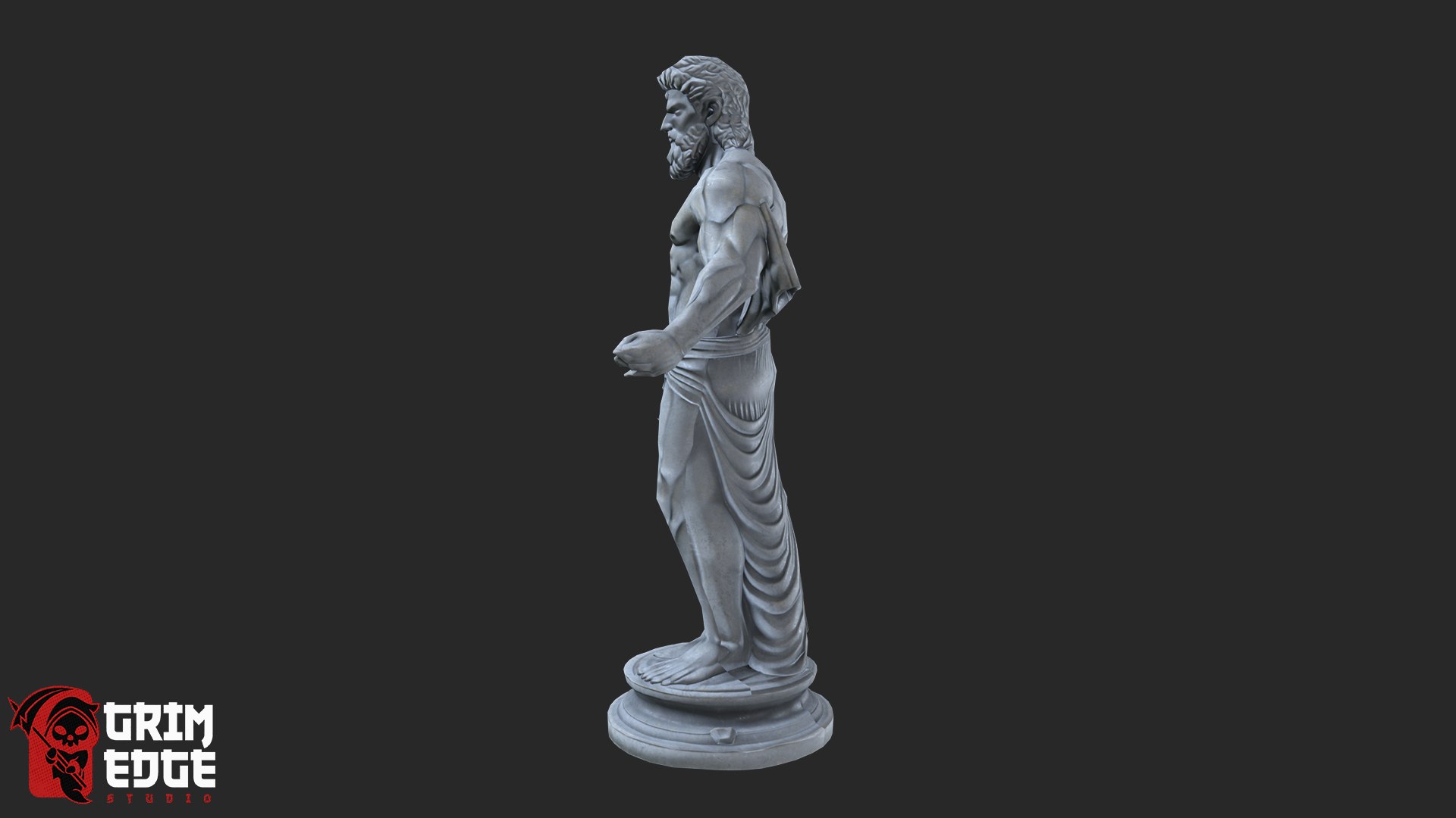 Ancient Greek Hero Hercules Marvel Texture Statue Model - TurboSquid ...