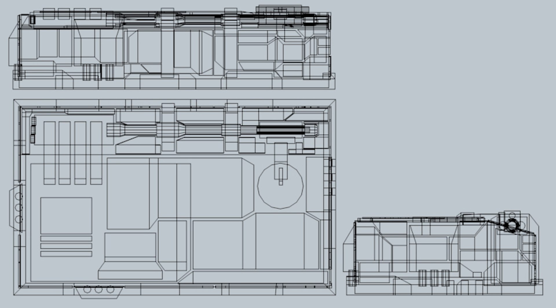 3d greeble structure