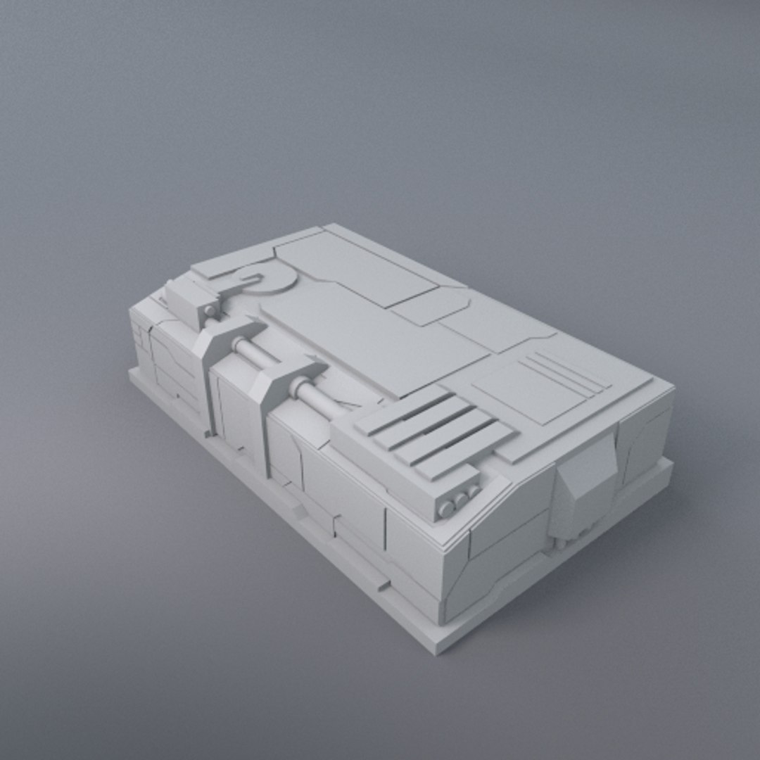 3d greeble structure