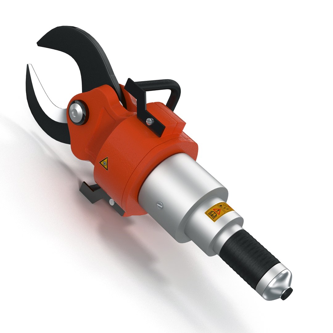 3d hydraulic cutter model