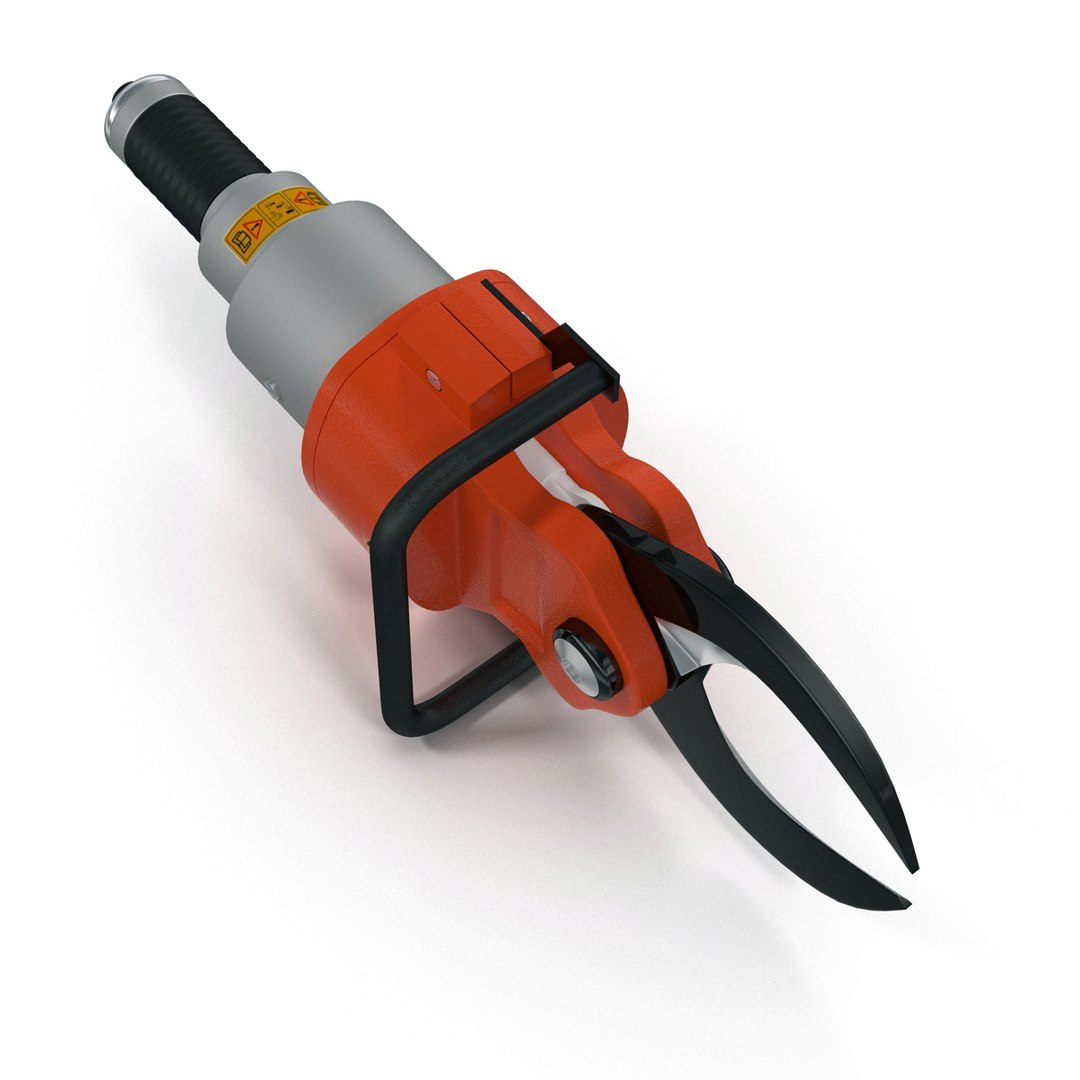 3d hydraulic cutter model