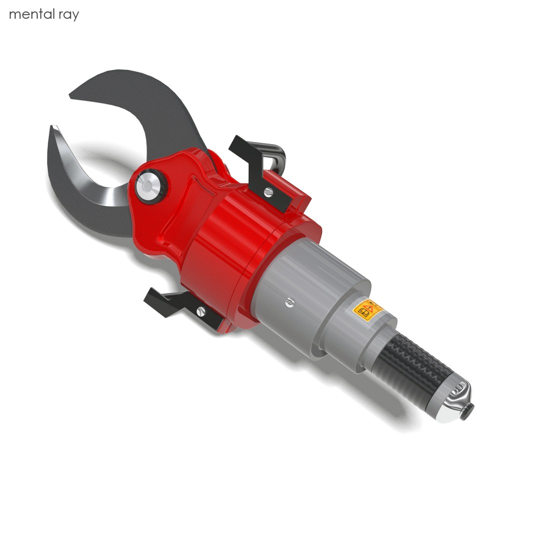 3d hydraulic cutter model