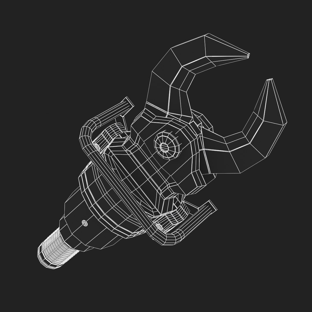 3d hydraulic cutter model