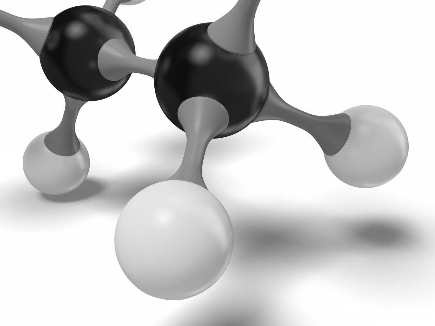 3D Ethane Molecule C2h6 Modeled Model - TurboSquid 1540259