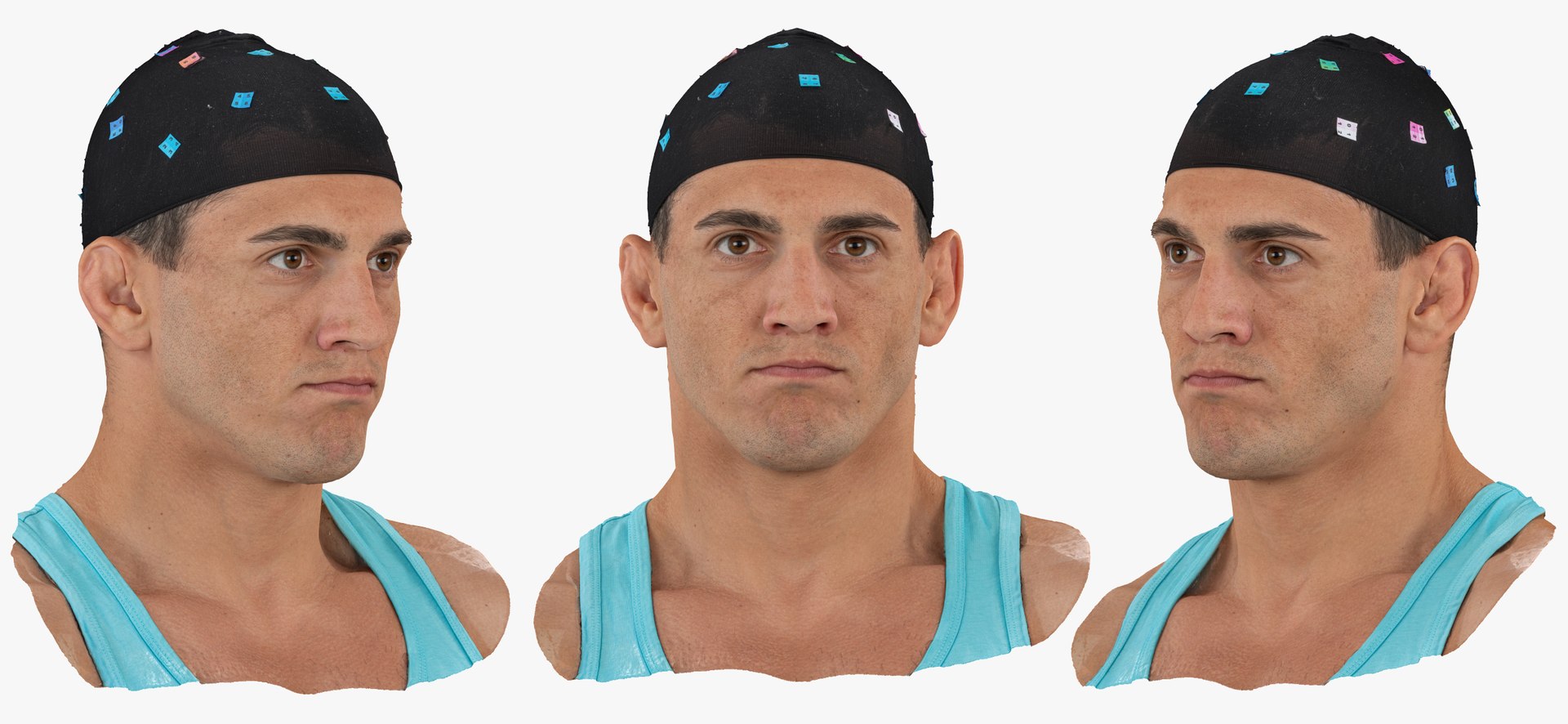 Mike human head pose 3D - TurboSquid 1592779