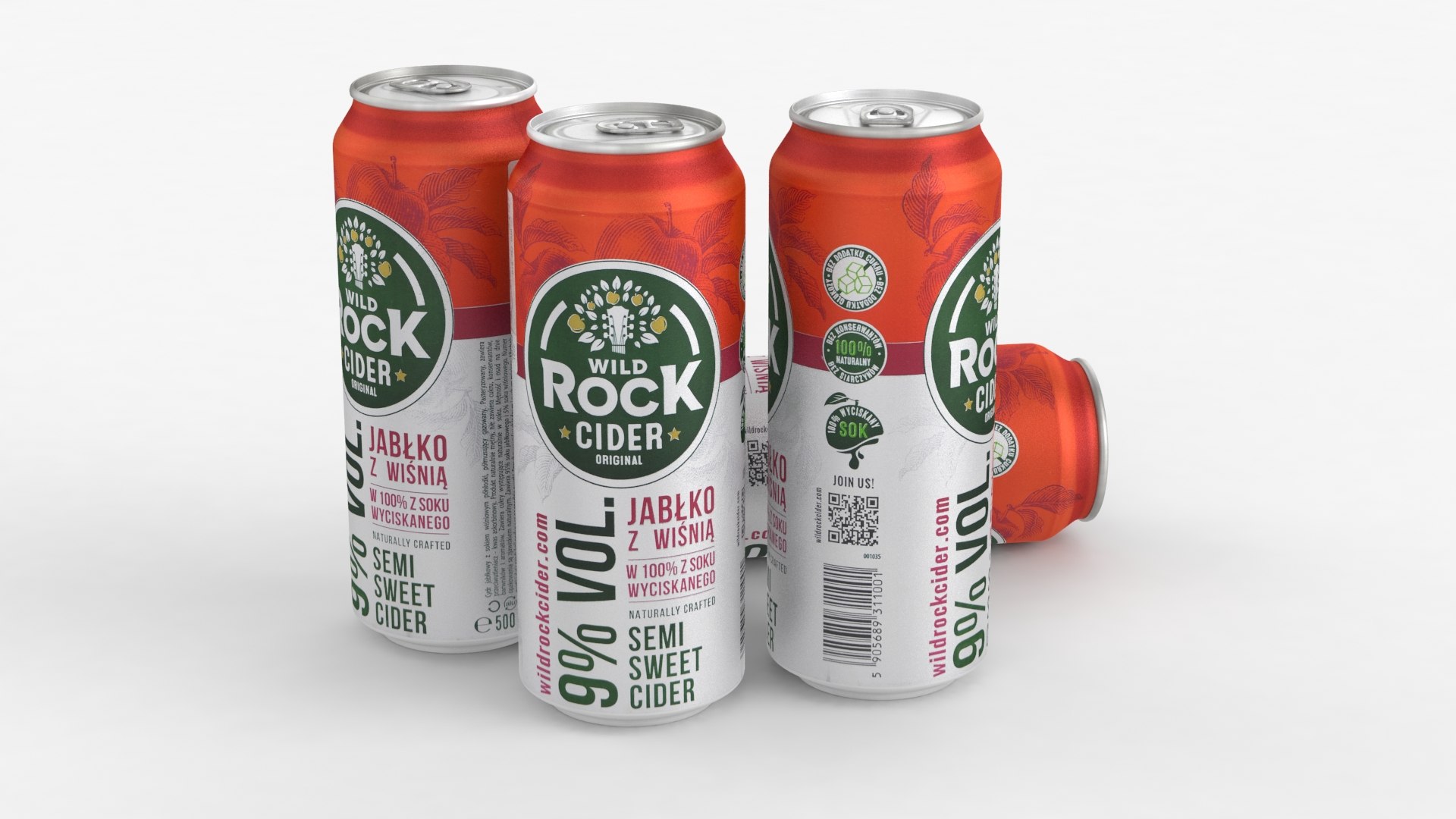 3D Model Alcohol Can Wild Rock Cider Original 500ml 2022 - TurboSquid ...