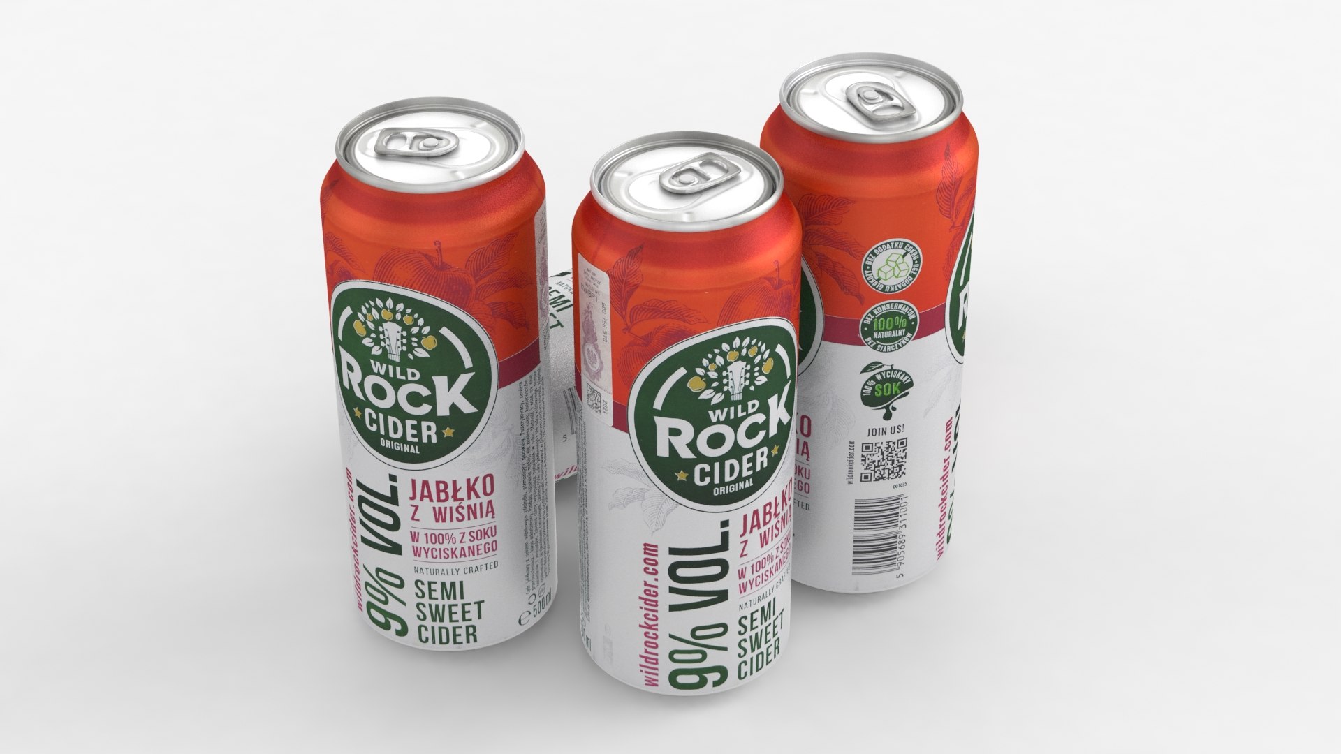 3D Model Alcohol Can Wild Rock Cider Original 500ml 2022 - TurboSquid ...