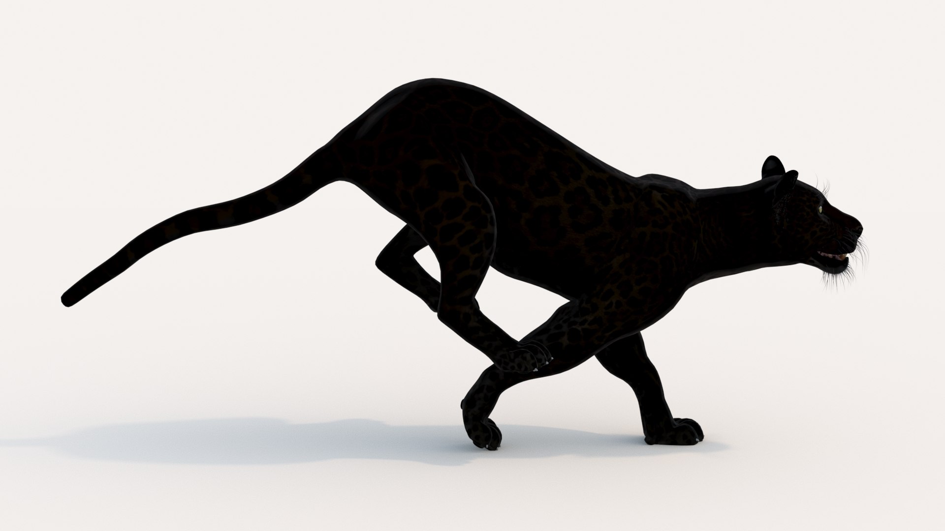 3d Black Panther Animation