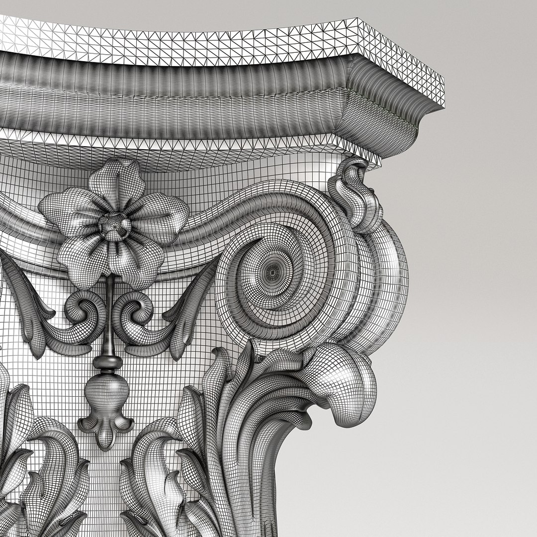 Max Decorative Capitals Kl 006