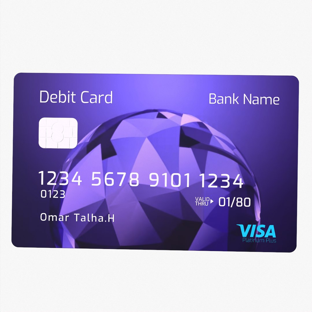 modelo 3d Credit Card - TurboSquid 2062788