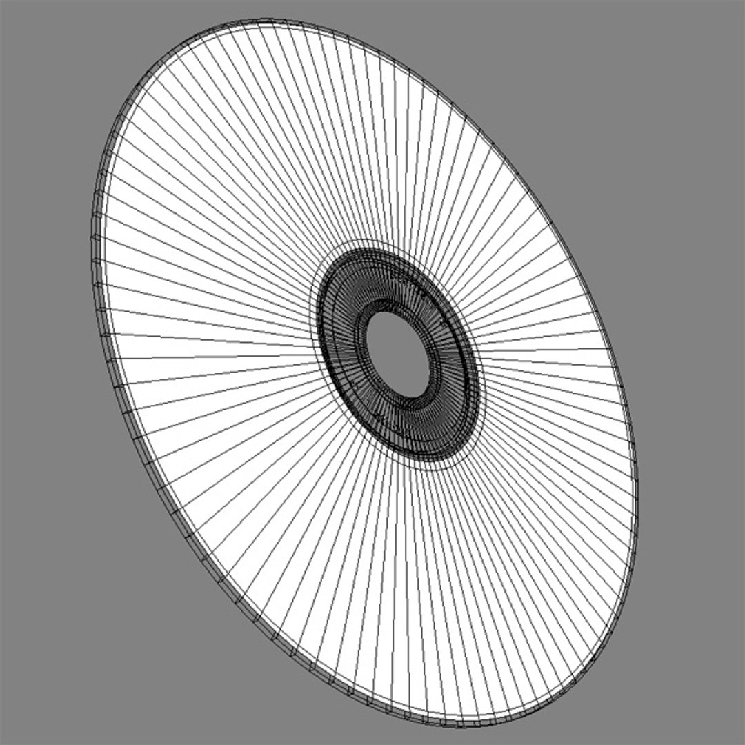 cd dvd 3d model
