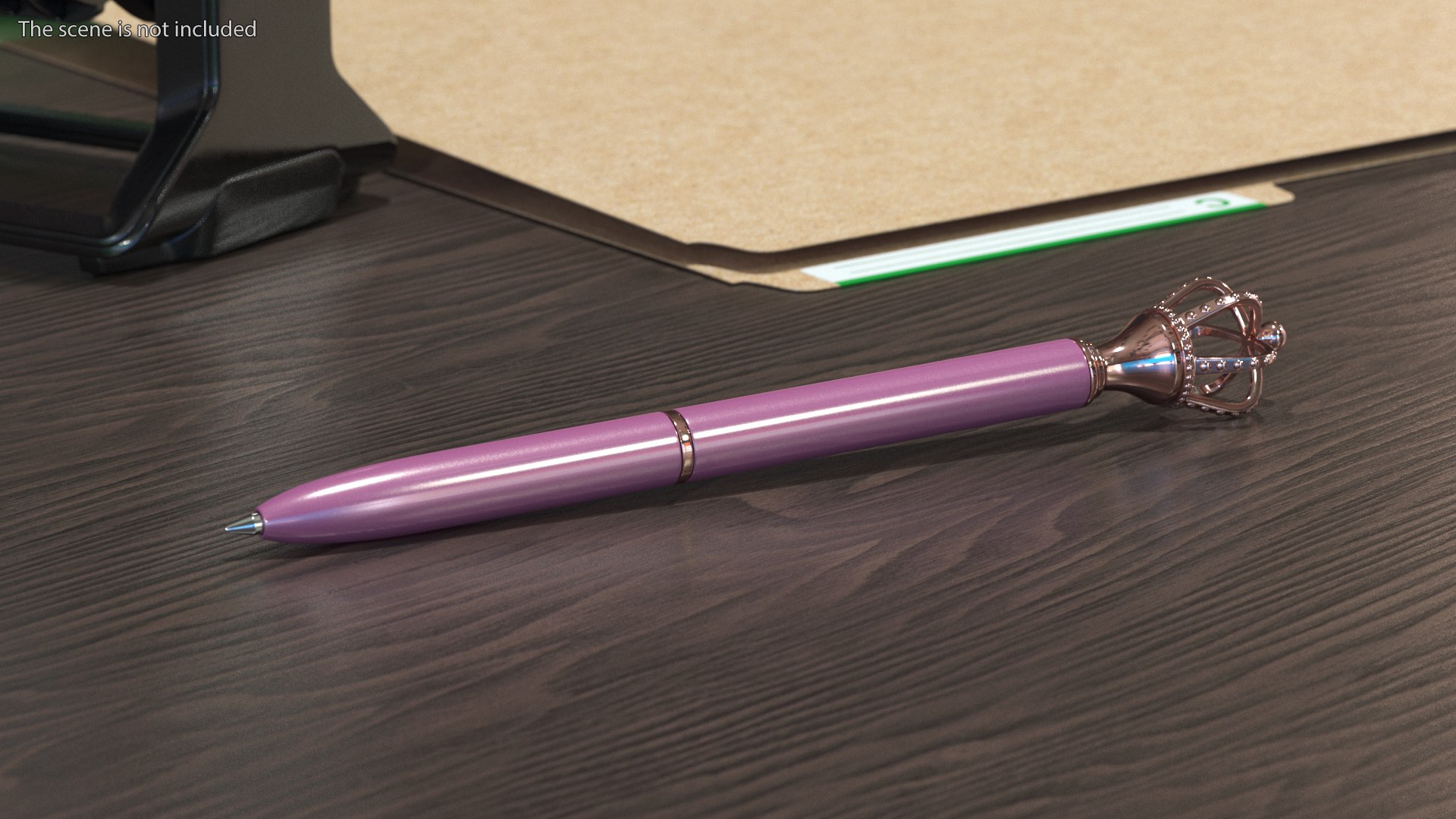 Crown Design Ballpoint Pen Pink 3D Model - TurboSquid 2028424