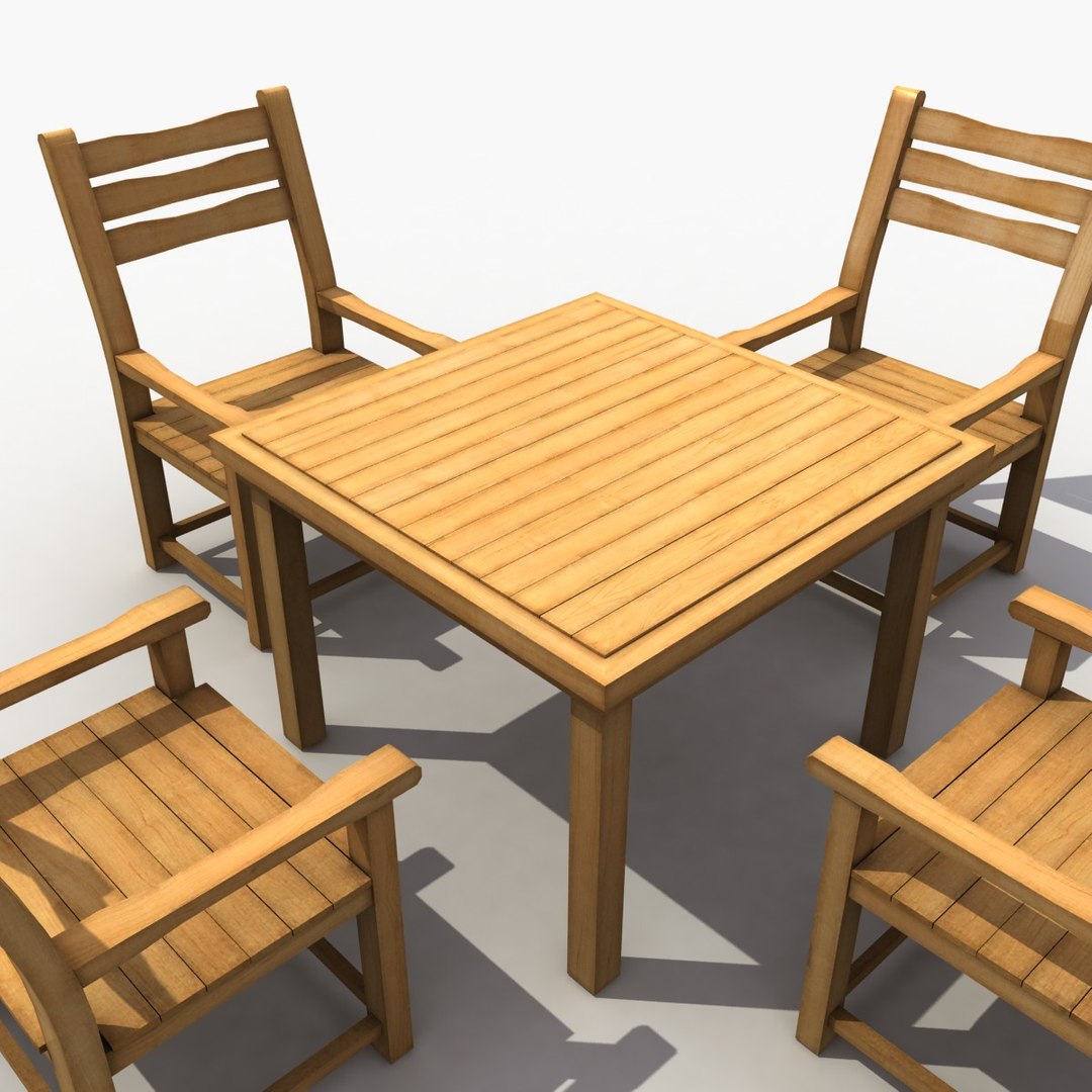 garden table 3d model