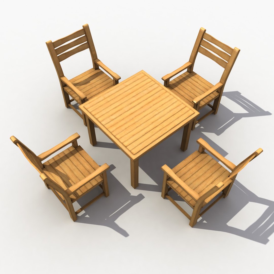 garden table 3d model