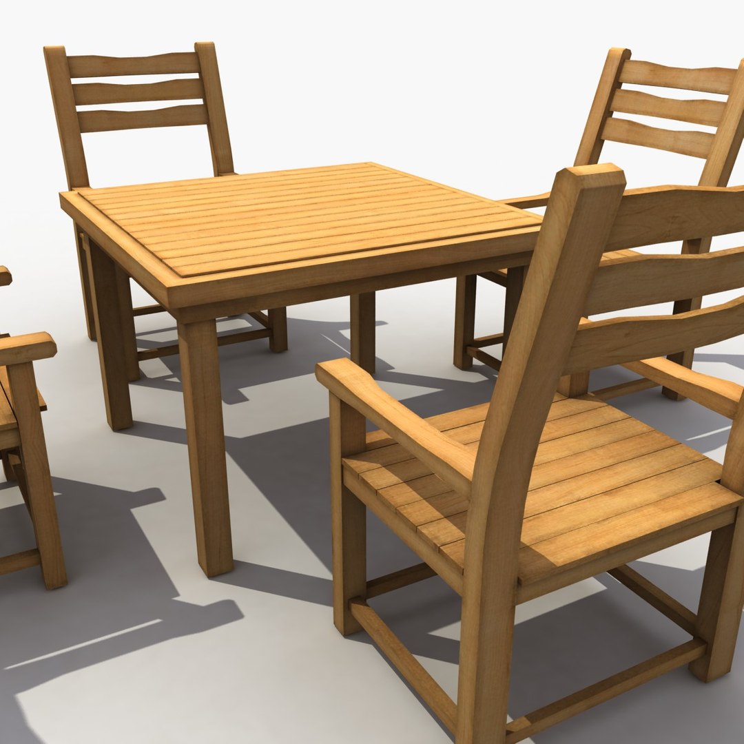 garden table 3d model