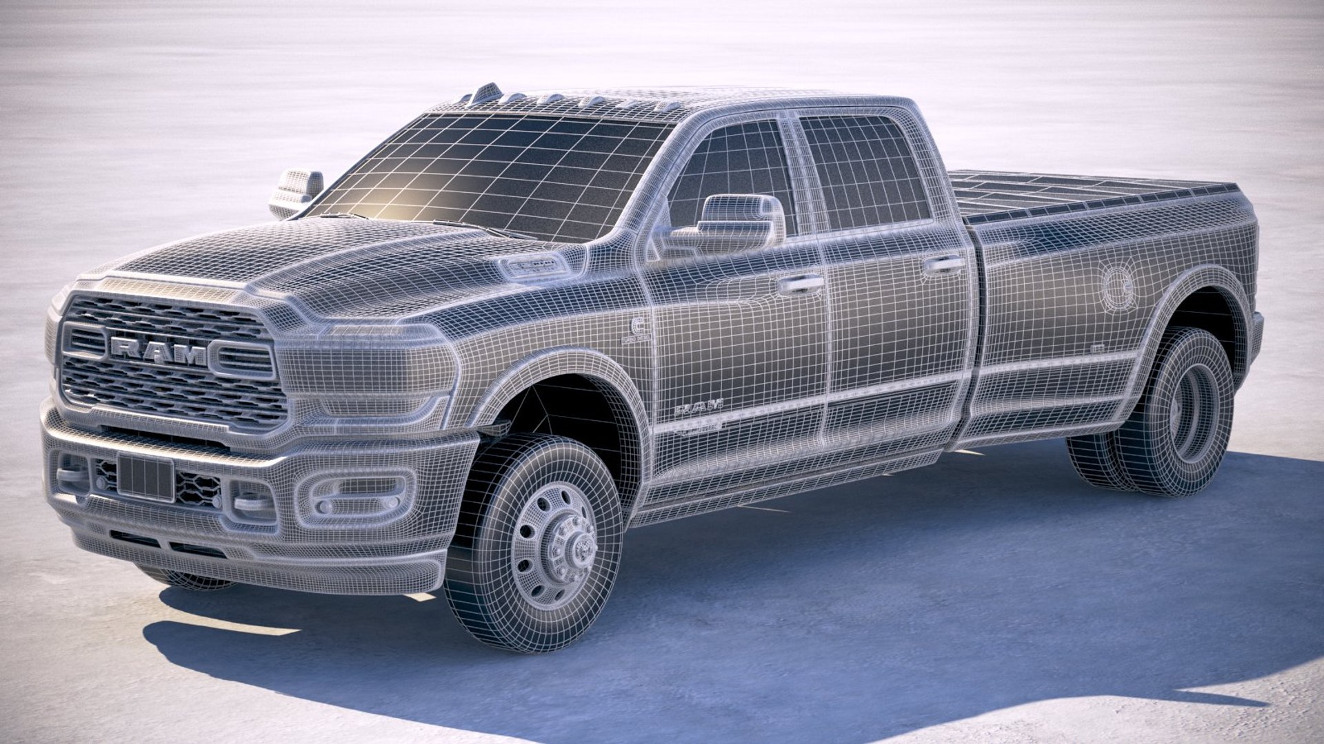 Dodge Ram 3500 3D Model - TurboSquid 1398780