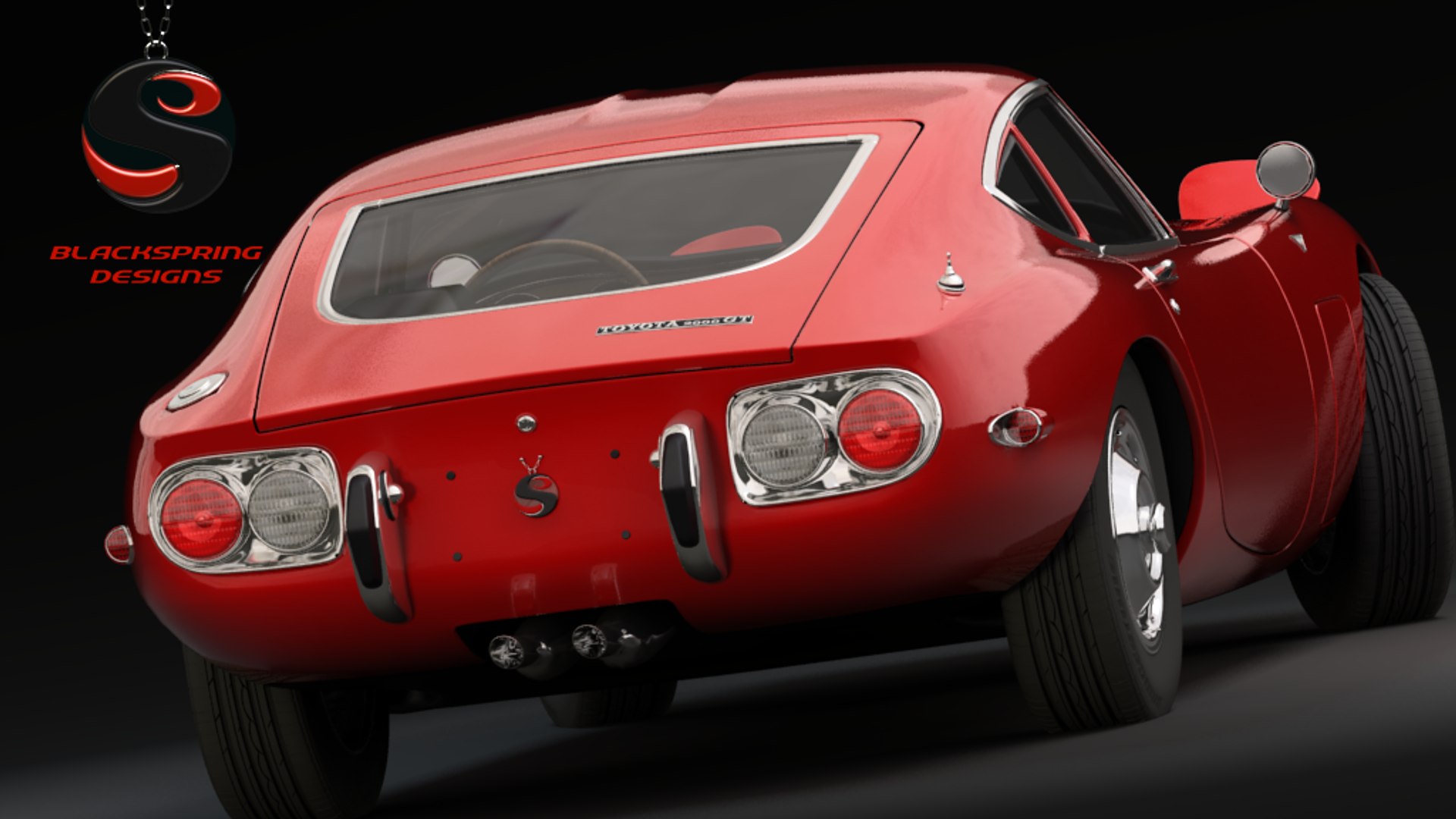 3d toyota 2000 gt