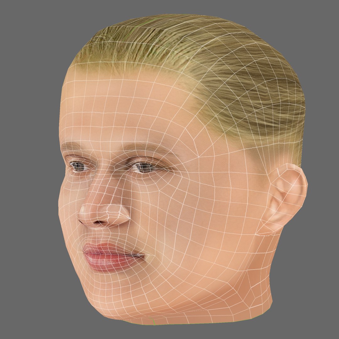 3D Erling Haaland Head - Low Poly Head For Game Low-poly Model ...