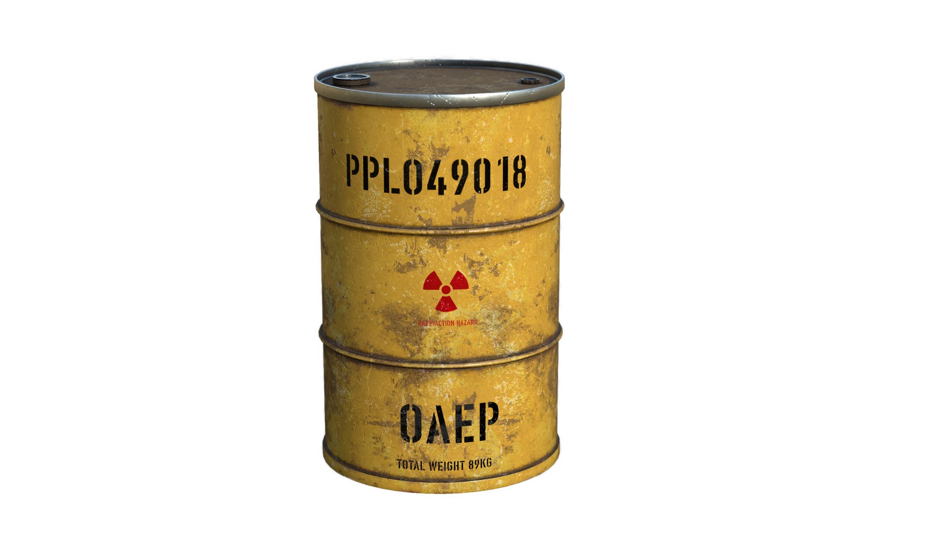 Radioactive Waste Barrel 3D - TurboSquid 1994965