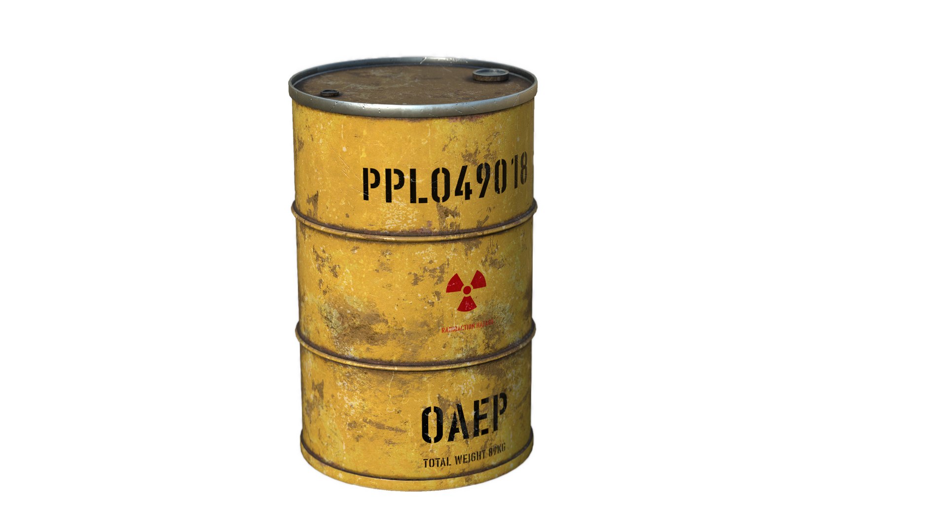 Radioactive Waste Barrel 3D - TurboSquid 1994965